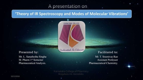 Types of Molecular Vibrations & Factors Influencing Vibrational ...