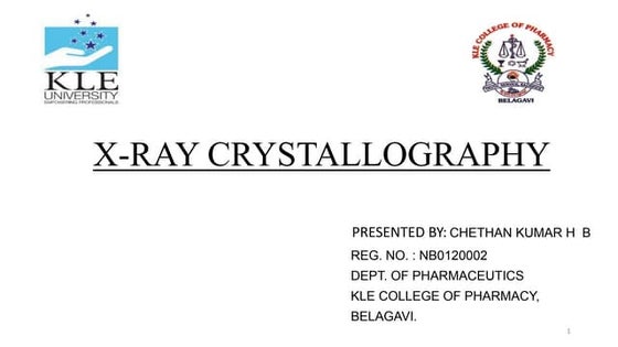X ray powder diffraction | PPTX | Chemistry | Science