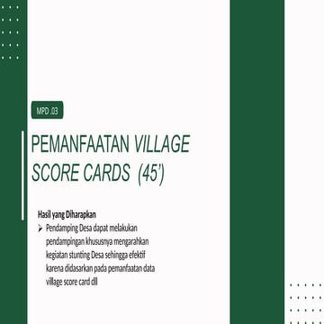 MPD 03 Pemanfaatan Village Score Cards.pptx