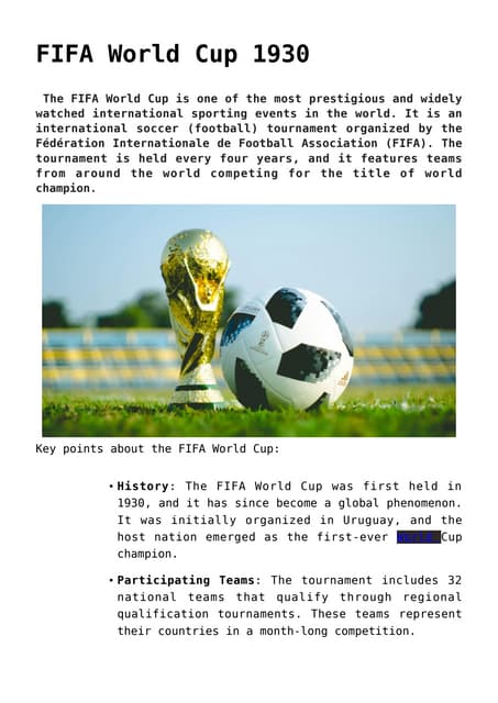 Fifa world cup | PPTX