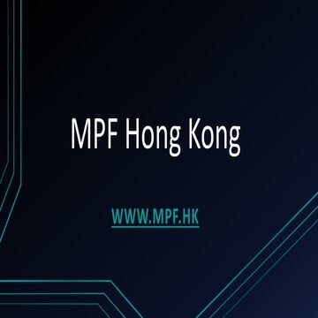 MPF Hong Kong | PPTX