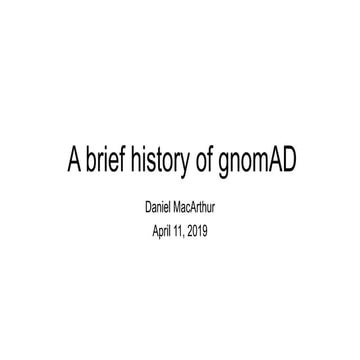 gnomAD, LoFs, and drug targets | PPTX