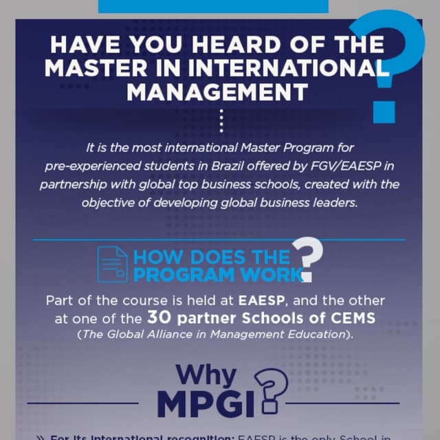 MPGI - Master in International Management | PDF