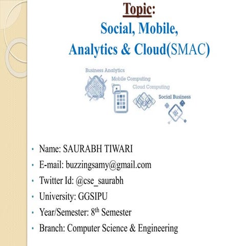 SMAC | PPTX | Cloud Computing | Internet