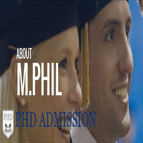 M phil admission 2016 in india | PPTX