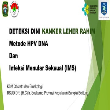 MPI4_DETEKSI DINI KANKER LEHER RAHIM Metode HPV DNA Dan Infeksi Menular Seksual (IMS) .pptx
