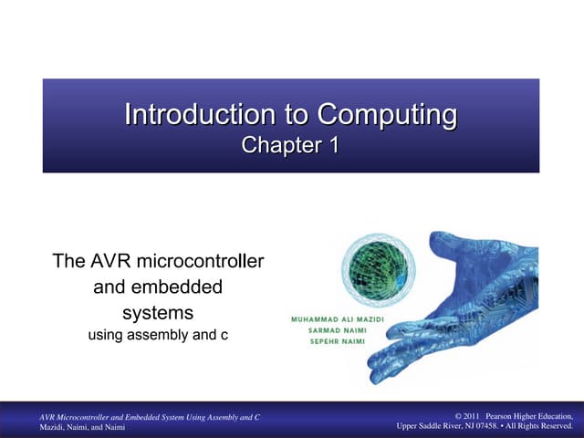 AVR_ Microcontroller_Muhammad Ali_Mazidi_AVR_Lecture1_Fall2023 | PPT AVR_ Microcontroller_Muhammad Ali_Mazidi_AVR_Lecture1_Fall2023 | PPT