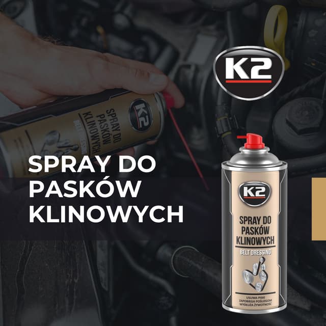 K2 Spray do smarowania pasków klinowych | W126 | PDF
