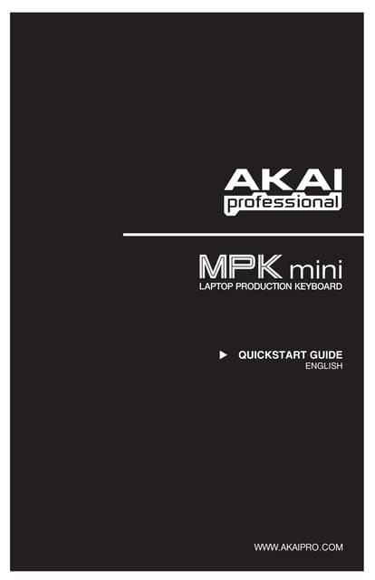 LPK25 Keyboard Controller Quickstart Guide | PDF LPK25 Keyboard Controller Quickstart Guide | PDF