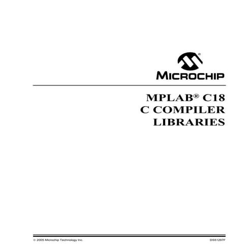 Mplab c18 libraries_51297f | PDF