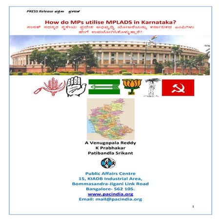 How do MPs utilize MPLADS in Karnataka? | PPT