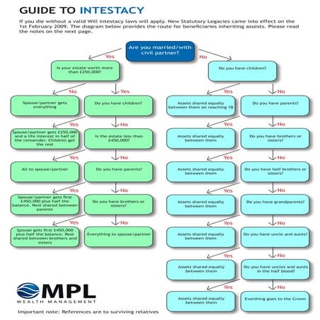 MPL Guide To Intestacy | PDF