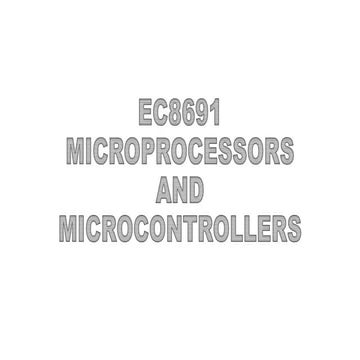 Microprocessors and Microcontrollers | PPT