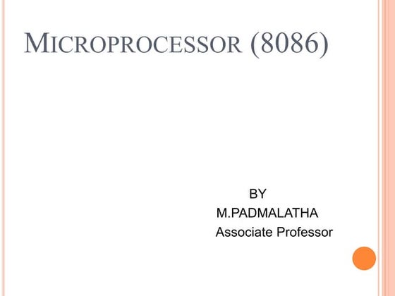 Minimum and Maximum Modes of microprocessor 8086 | PDF