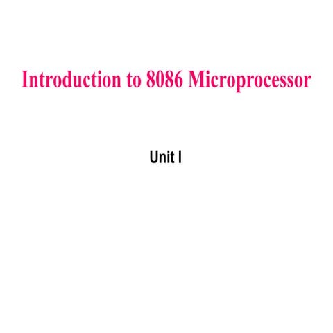 8086 Register organization and Architecture details | PDF