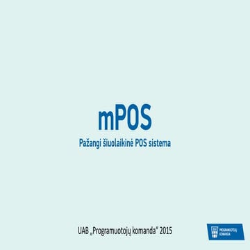 mPOS sistema | PPT