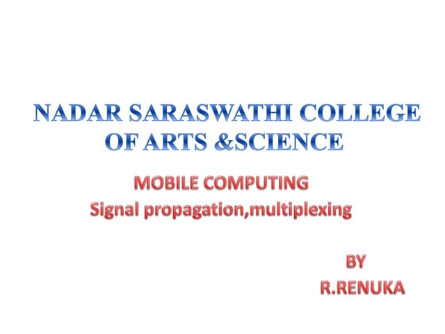 Mobile Computing Ppt
