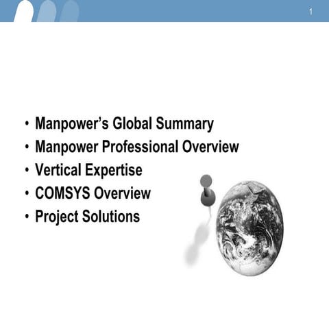 Manpower General Presentation Slideshow | PPT
