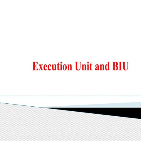 Bus Interface Unit(BIU) of 8086 Microprocessor | PPTX