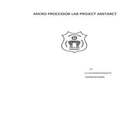 Mps lab proj | PDF