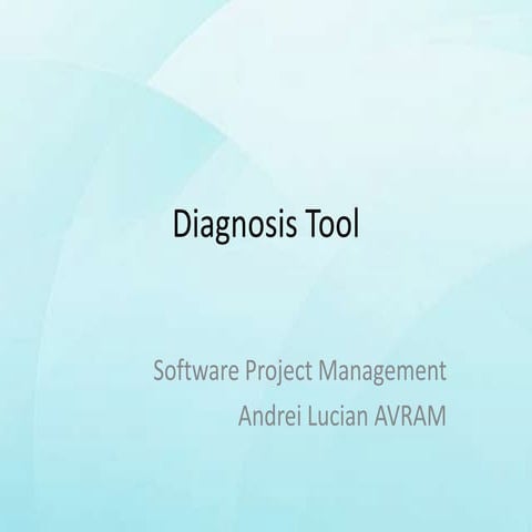 Proiect MPS - Tool de Diagnoza - Andrei Avram | PPTX | Operating Systems | Computer Software and ...