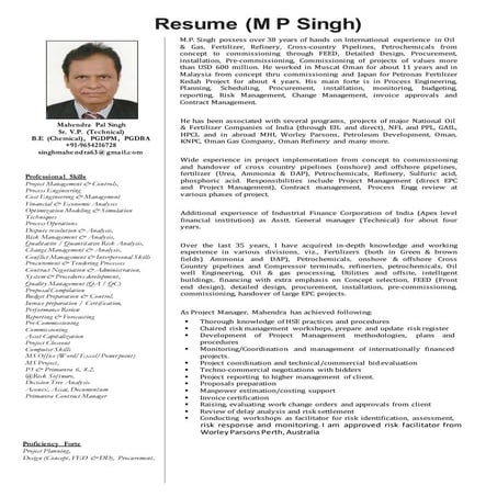 Mps resume | DOCX