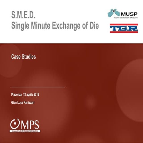 SMED - Case study | PDF