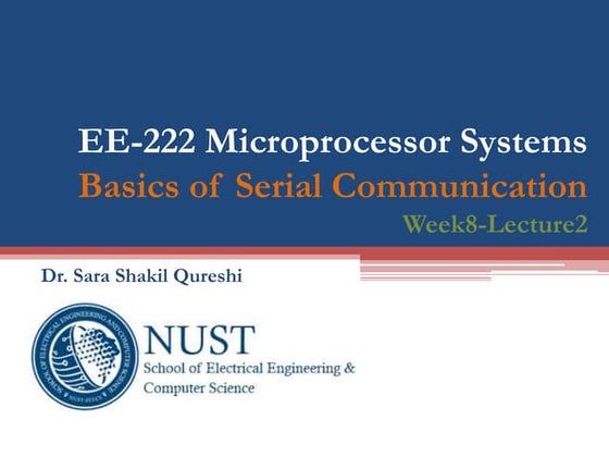 UART | PPT | Computer Peripherals | Computing