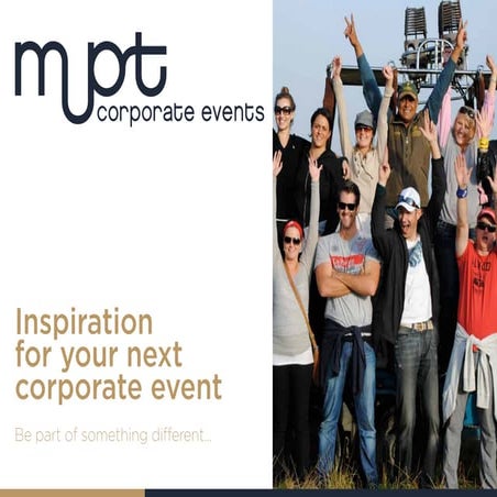 Mpt corporate-events-brochure | PPT