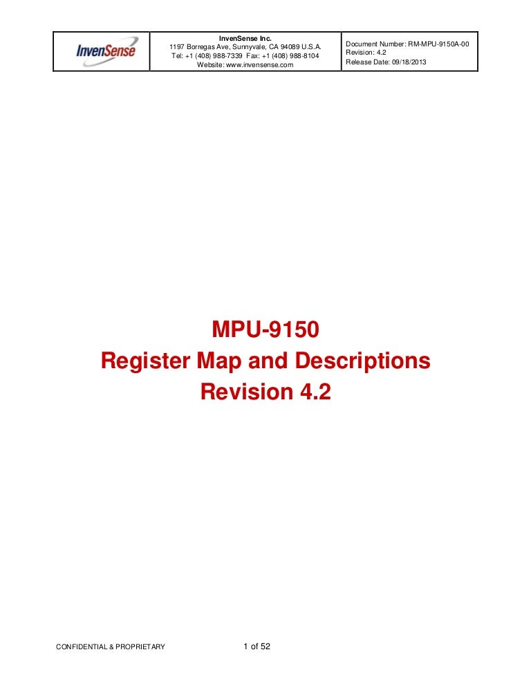 Mpu 9150-register-map