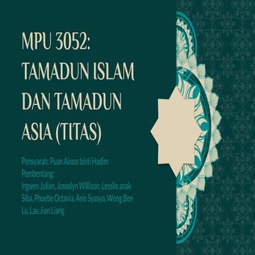 MPU3052 TITAS Tamadun India | PDF
