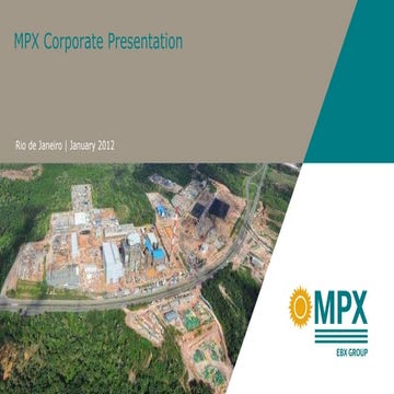 MPX Corporate Presentation | PPT | Business Utilities | Business