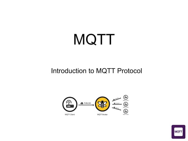 MQTT IOT Protocol Introduction | PPTX | Computing | Technology & Computing MQTT IOT Protocol Introduction | PPTX | Computing | Technology & Computing