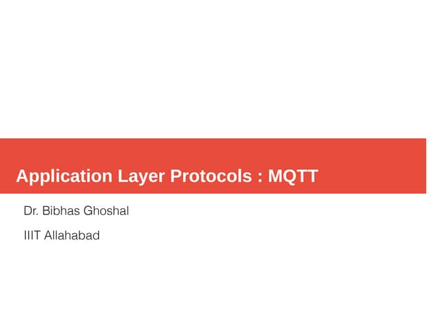 Message queue telemetry transport protocol | PPT Message queue telemetry transport protocol | PPT