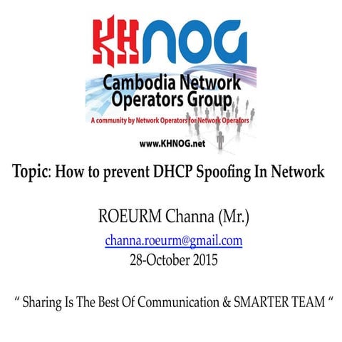 How To Prevent Dhcp Spoofing Pdf Computer Networking Computing