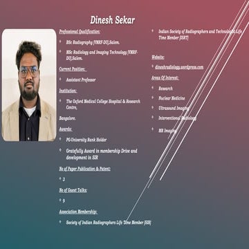 Dinesh Sekar Asst Prof TOMCH@RC Benagluru.pptx