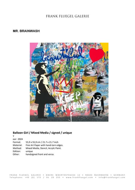 Mr. Brainwash Einstein Love is the Answer | PDF