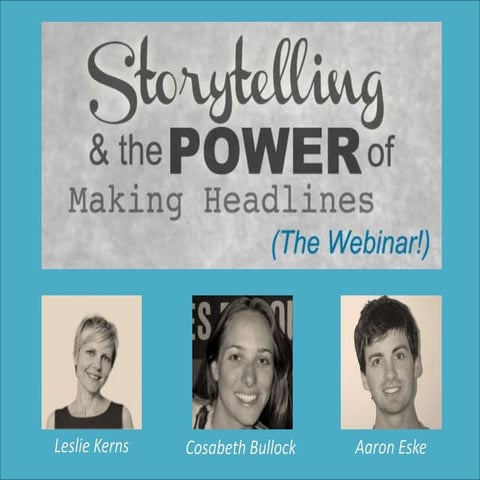 M+r storytelling-webinar-final | PPT