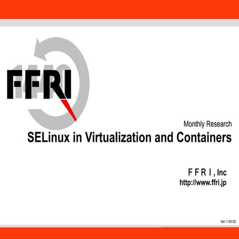 MR201411 SELinux in Virtualization and Containers | PPT