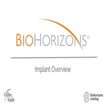 Biohorizons Implant System Overview | PPTX