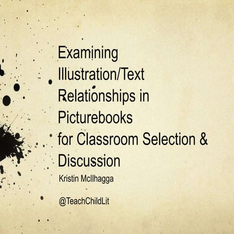 MRA 2015 - Examining Illustration/Text Relationships | PPTX