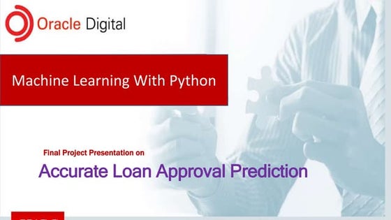 Loan approval prediction based on machine learning approach | PPT