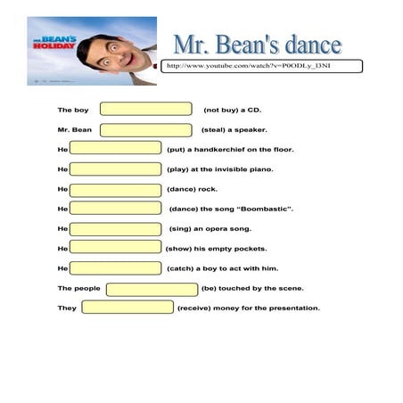 Mr Bean's Holiday Activity | DOC
