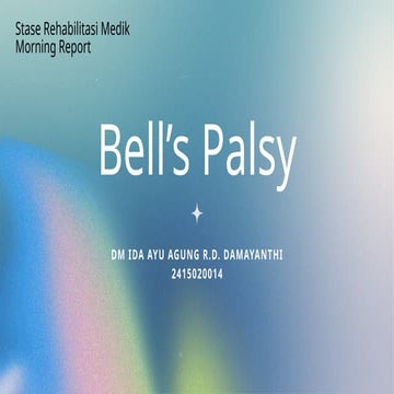 Bell's palsy | PPT