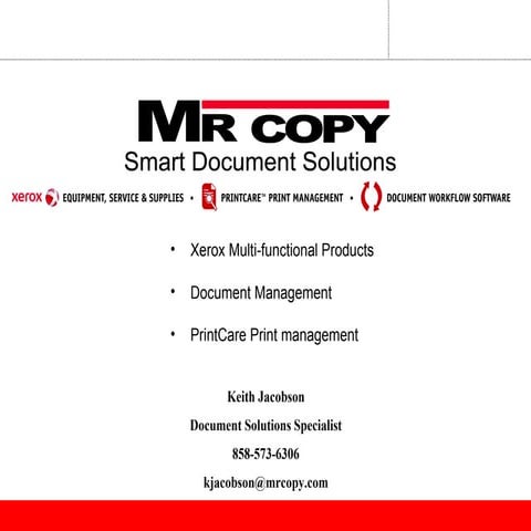 What Mr. Copy can do for you | PPT