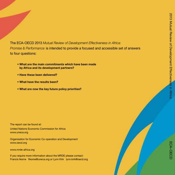The Mutual Review of Development Effectiveness in Africa: Promise ...
