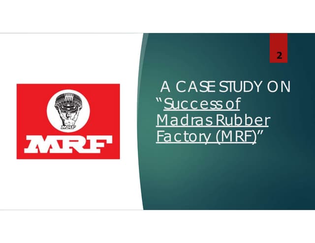AN OVERVIEW ON THE MRF LIMITED | DOCX