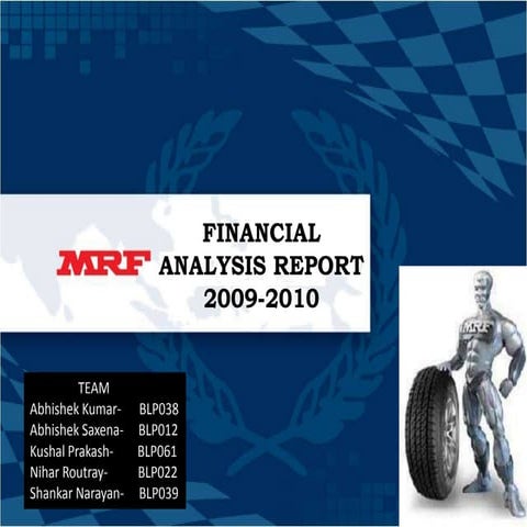 Mrf financial report | PPT