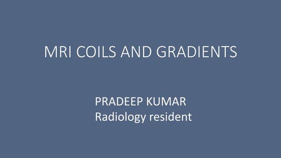 Components of MRI | PPT