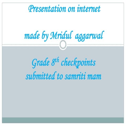 The Uses Of Internet | PPTX
